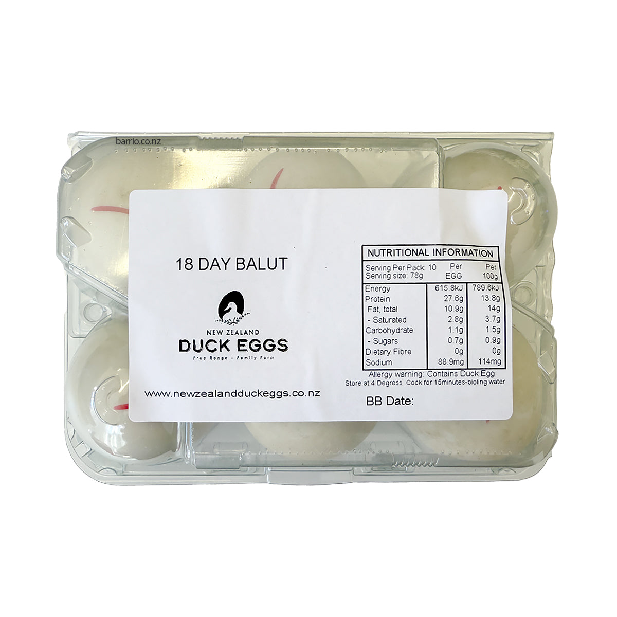 Balut 18-Day Duck Egg (6 Pack) - In-store Pick-up Only – Barrio